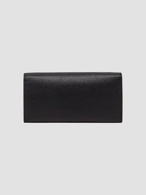 FERRAGAMO Gancini Soft Wallet-on-chain - Nero