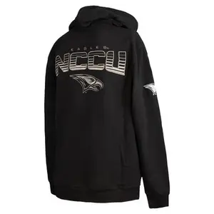 FISLL North Carolina Central Eagles Puff Print Sliced Pullover Hoodie