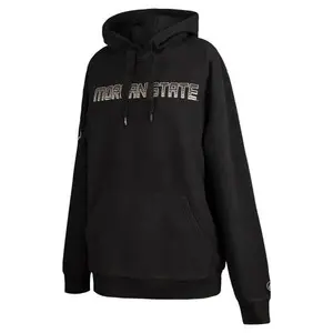 FISLL Morgan State Bears Puff Print Sliced Pullover Hoodie