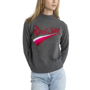 LUSSO Red Sox Raglan Pullover Sweater