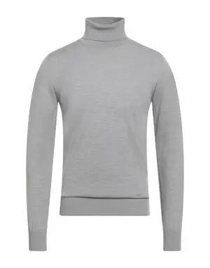 Emporio Armani Turtleneck Virgin Wool Sweater - Grey
