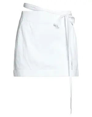 ANN DEMEULEMEESTER Mini Flared Skirt - White