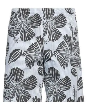 MSGM High Waisted Bermuda Shorts - Sky Blue