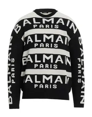 Balmain Virgin Wool Blend Sweater - White