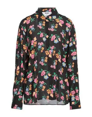 MSGM Floral-print Viscose Shirt