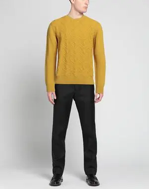 AION Sweater In Virgin Wool - Yellow