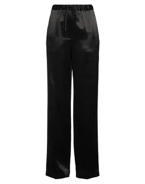 JIL SANDER Satin Straight Leg Pants Black