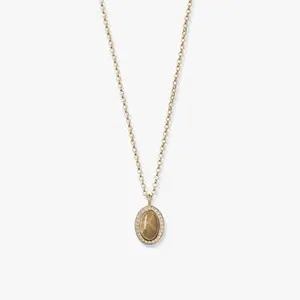 Shinola Diamond Petoskey Pendant Necklace