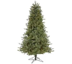 NEARLY NATURAL 6.5' Nh Spruce Christmas Tree W/ 00 Lights - One-color