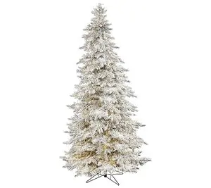 NEARLY NATURAL 9' Grand Northern Rocky Fir Tree 8208 Lights - One-color