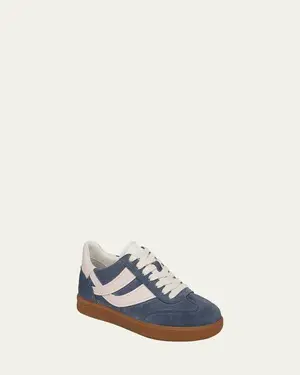 Vince Oasis Leather Sneakers - Huntington Blue/pink
