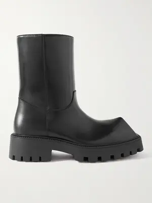 Stacked Heel Boots For Men