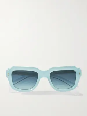 JACQUES MARIE MAGE Taos Square-frame Sunglasses - Blue