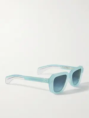JACQUES MARIE MAGE Taos Square-frame Sunglasses - Blue
