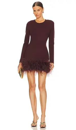 LAMARQUE Bahira Mini Dress - Mahogany