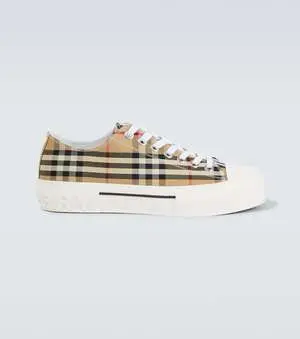 Burberry Criss-cross Sneakers For Men