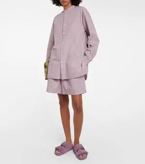 BIRKENSTOCK Uji Suede Slides - Purple