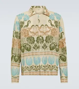 BODE Tulipa Printed Cotton Shirt