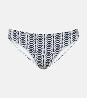 Heidi Klein Indigo Urchin Low-rise Bikini Bottom - Multicoloured