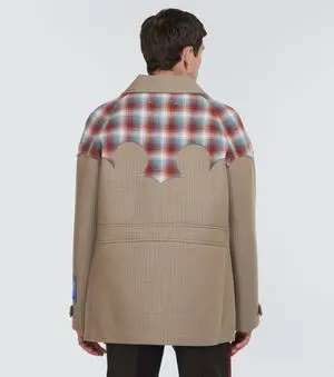 MAISON MARGIELA X Pendleton Oversized Pea Coat
