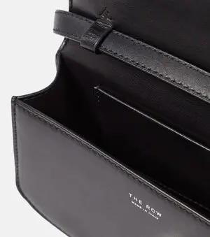 THE ROW Sofia Leather Shoulder Bag - Black