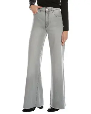 DL1961 Dl1961 Hepburn Light Smoke Wide Leg Jean - Grey