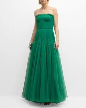 sachin and babi light blue dress Square neck wedding dress with lace bodice and chiffon skirt