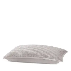 Donna Karan New York Home Quilted Velvet King Sham - Platinum