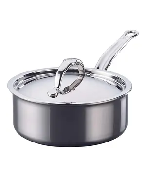 HESTAN Nanobond Molecular Titanium 2-quart Saucepan With Lid - Silver
