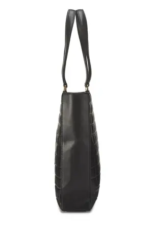Chanel Quilted Lambskin Chocolate Bar Tote