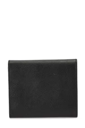 Prada Saffiano Compact Wallet