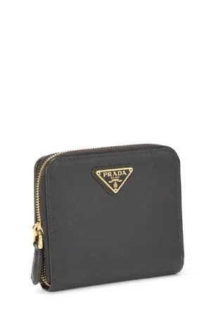 Prada Saffiano Compact Wallet