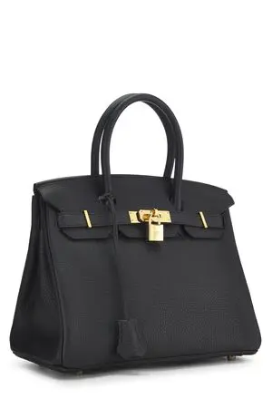 Hermès Clemence Birkin 30 - Black