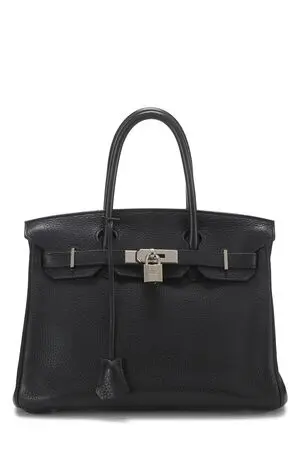 Hermès Clemence Birkin 30 - Black