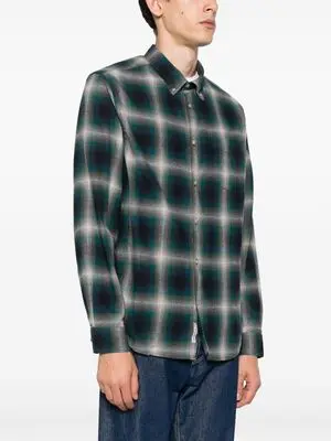 Woolrich Madras Plaid-check Flannel Shirt