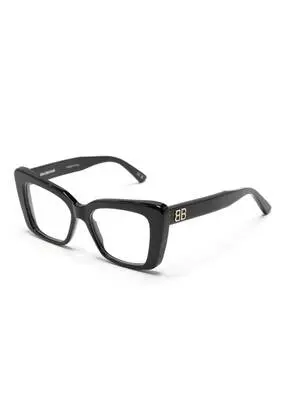 Balenciaga Butterfly-frame Glasses - Black