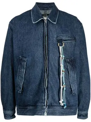 SONG FOR THE MUTE Three-pocket Denim Bomber Jacket
