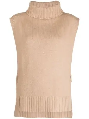 Vince Roll-neck Sleeveless Jumper