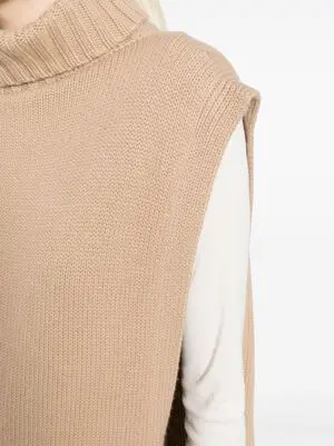 Vince Roll-neck Sleeveless Jumper