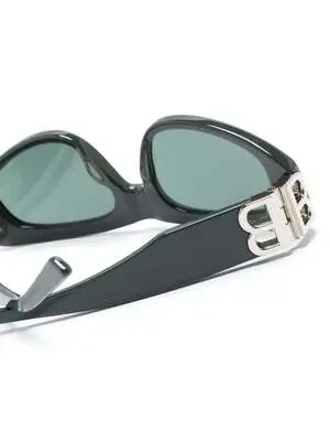 Balenciaga Dynasty D-frame Sunglasses - Green