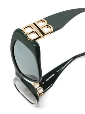 Balenciaga Dynasty Xl D-frame Sunglasses - Green