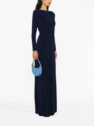 Talbot Runhof Gathered Wide-leg Jumpsuit