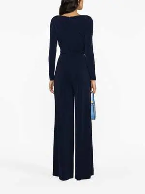Talbot Runhof Gathered Wide-leg Jumpsuit