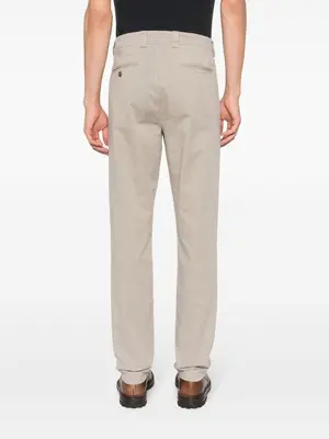 Woolrich Tailored Stretch-cotton Twill Trousers - Neutrals