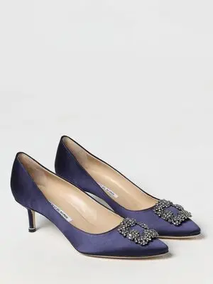 Manolo Blahnik Embellished Pointed Toe Pumps