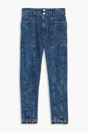 MARANT ETOILE Tess Faded Boyfriend Jeans - Mid Denim