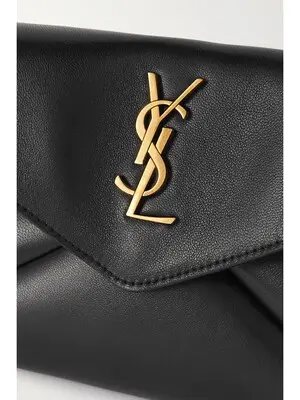 Saint Laurent Cassandre Leather Clutch