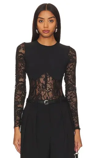 FLEUR DU MAL Boned Bodysuit