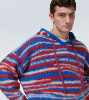 ERL Gradient Knitted Hoodie - Multicoloured
