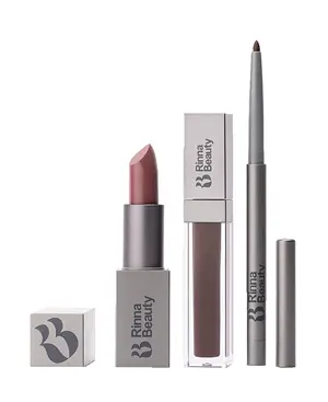 RINNA BEAUTY Icon Sasha Lip Kit Deep Wine